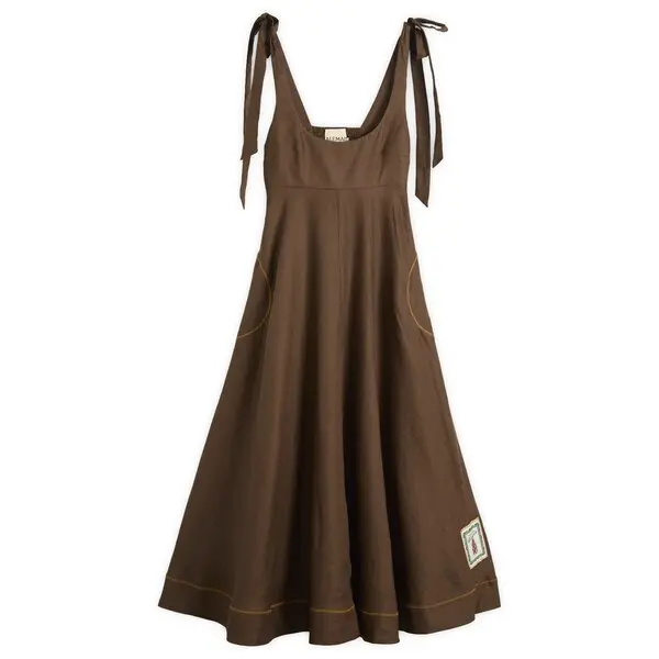 ALEMAIS Vito Ballet Sundress - Chocolate
