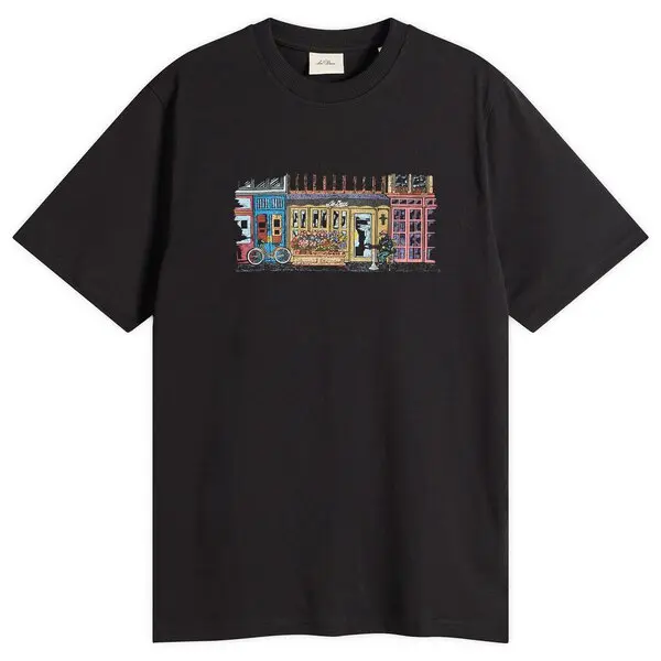 LES DEUX Market T-shirt - Black