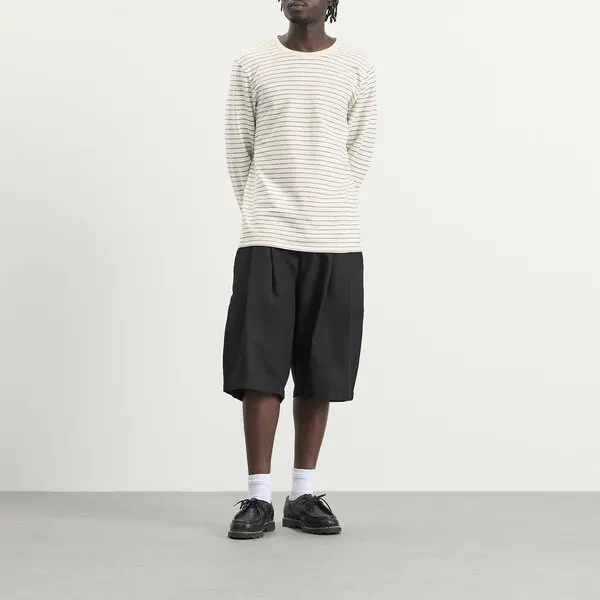 Folk Long Sleeve Textured Stripe T-shirt