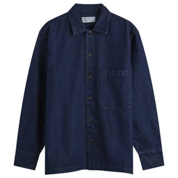 Universal Works Denim Fatigue Overshirt