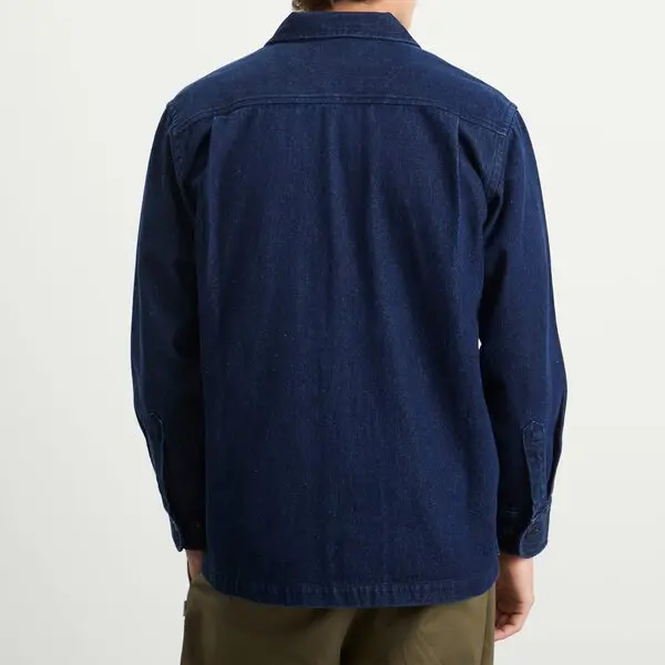 Universal Works Denim Fatigue Overshirt