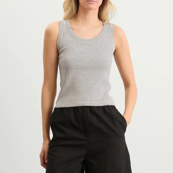 NOTHING WRITTEN Sailor Sleeveless Top