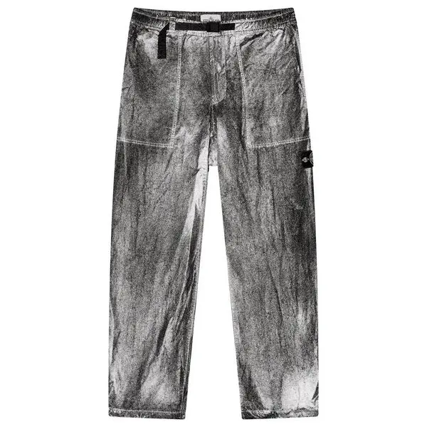 Stone Island Dense Nylon-tc Hand Sprayed Reflective Trousers
