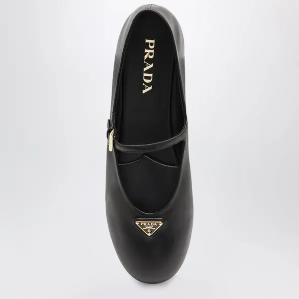 Prada Nappa Leather Ballet Flats