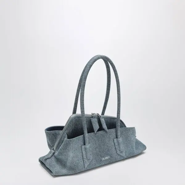 Attico La Passeggiata Small Top Handle Bag - Light Blue