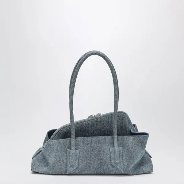 Attico La Passeggiata Small Top Handle Bag - Light Blue