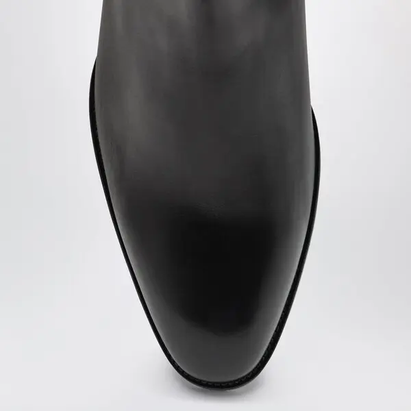 Saint Laurent Wyatt Leather Chelsea Boots
