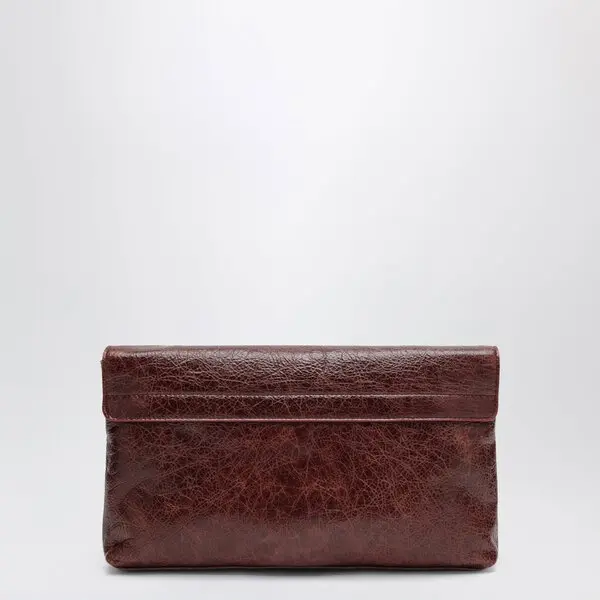Balenciaga Le City Pouch In Merlot Leather