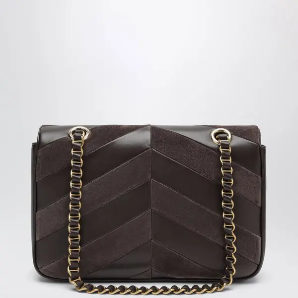 Valentino Garavani Djuna Medium Suede And Nappa Shoulder Bag