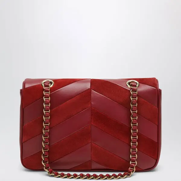 Valentino Garavani Djuna Medium Suede And Nappa Shoulder Bag