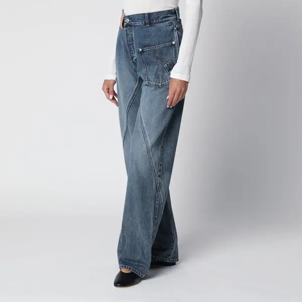 JW Anderson Workwear Twisted Mid Cotton Jeans