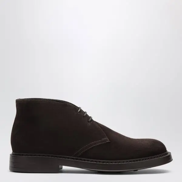 DOUCAL'S Dark Suede Ankle Boots