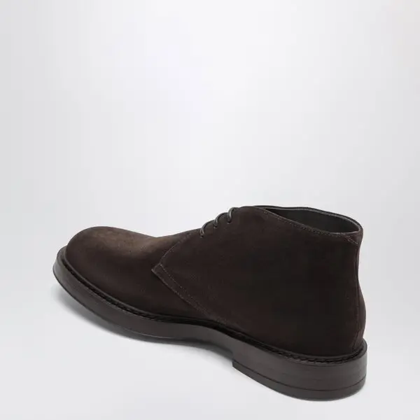 DOUCAL'S Dark Suede Ankle Boots