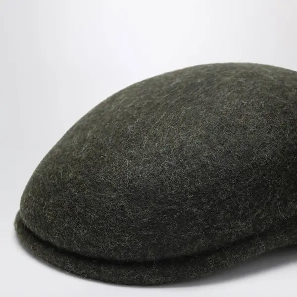 Loro Piana Moss Wool Felt Flat Cap