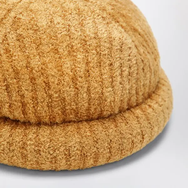 Loro Piana Wisteria Soft Mocha Camel Silk Beanie