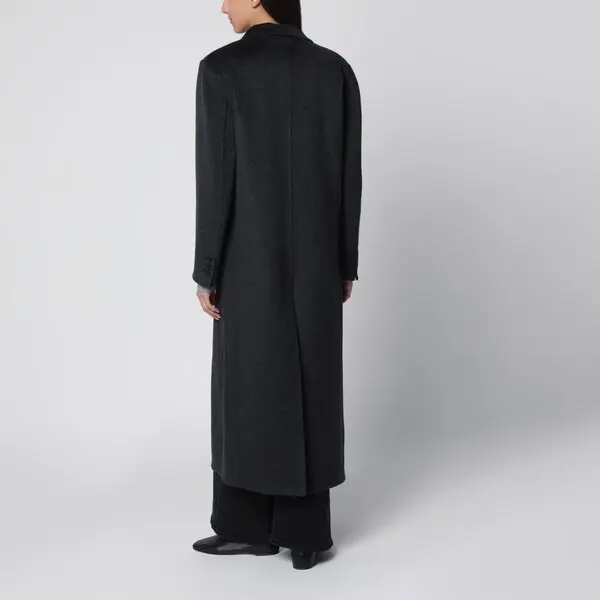Isabel Marant Étoile Clesa Anthracite Wool And Cashmere Coat
