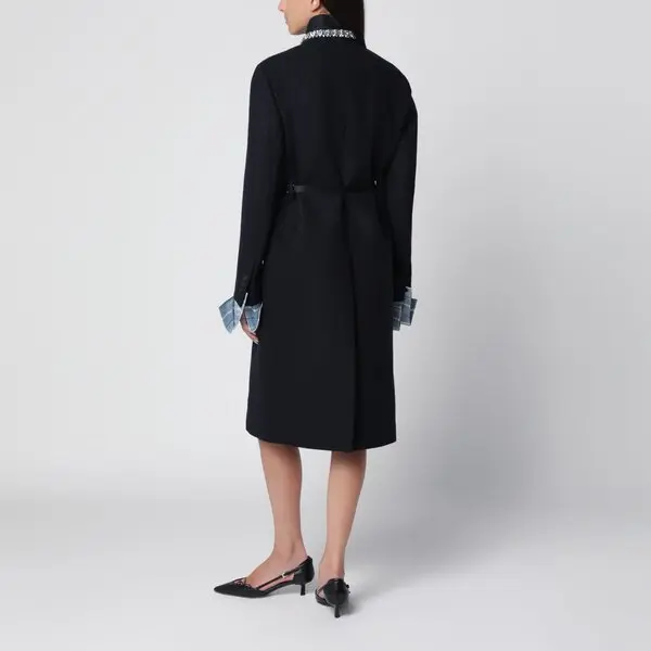 Prada Wool Coat With Belt