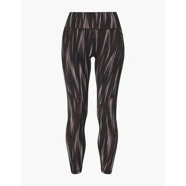Sweaty Betty Power 7/8 Workout Leggings - Brown Strobe