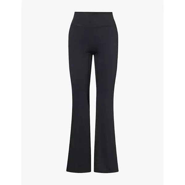 ADANOLA Flared Yoga Stretch-jersey Leggings - Black