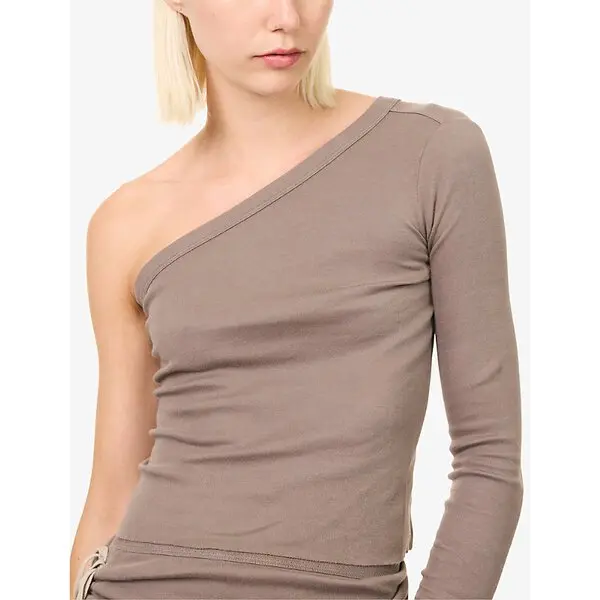 Rick Owens Ziggy Asymmetric Cotton Top