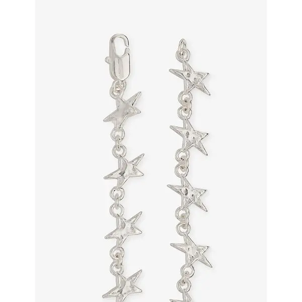 TWOJEYS Organic Star Sterling -plated Brass Bracelet