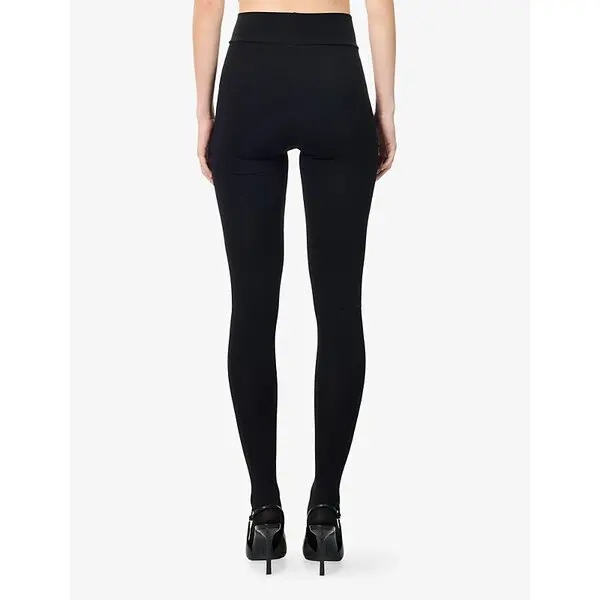 Magda Butrym High-rise Stretch-cotton Tights