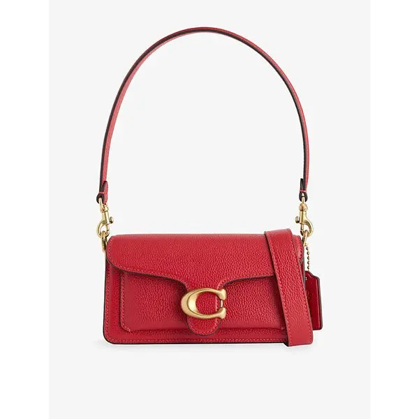 COACH Tabby 20 Leather Shoulder Bag - Poppy