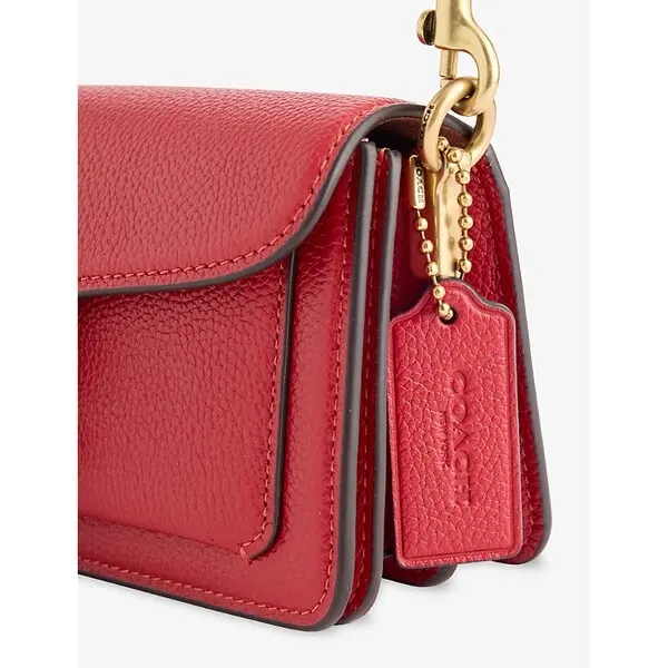 COACH Tabby 20 Leather Shoulder Bag - Poppy