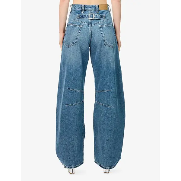 SAMSOE SAMSOE Saharpo Curved-leg Denim Jeans