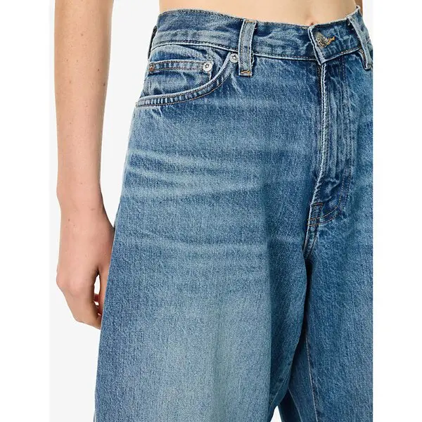 SAMSOE SAMSOE Saharpo Curved-leg Denim Jeans