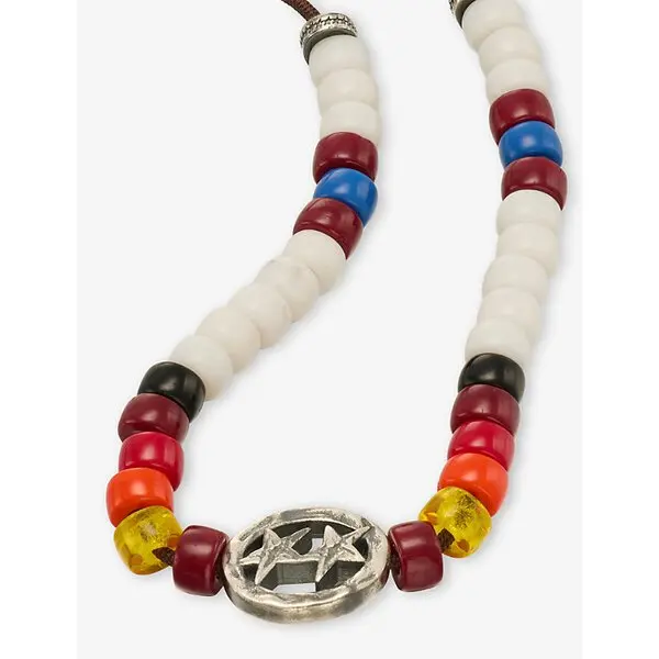 TWOJEYS Sunrise Superstar Beaded Sterling Silver-plated Brass Bracelet