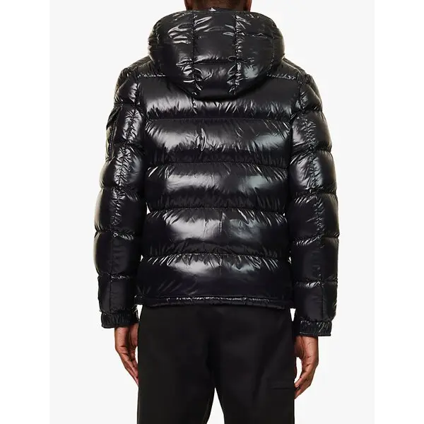 Moncler Maya Logo-patch Padded Puffer Jacket