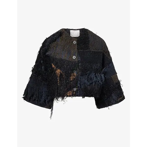 By Walid Bella Textured Woven Jacket