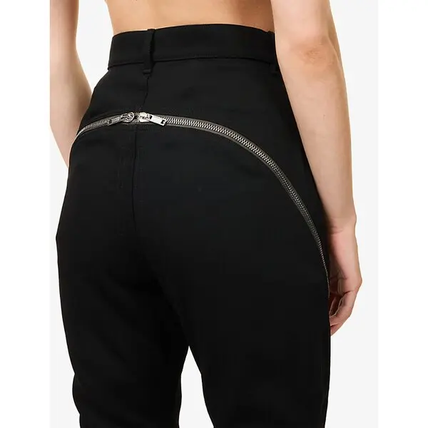 Rick Owens Bolan Zip-around Wool Trousers