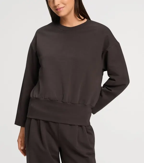 Hanro Stretch-cotton Natural Living Sweatshirt