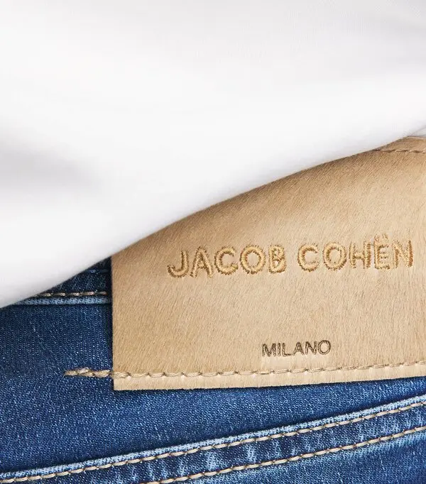Jacob Cohen Pony Hair-patch Bard Tapered Jeans
