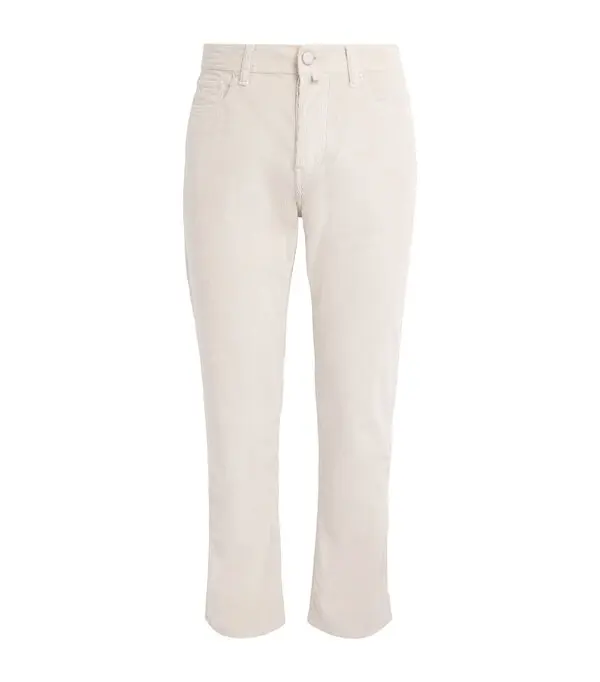 Jacob Cohen Corduroy Edo Straight-fit Chinos - Grey