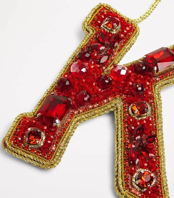 Tinker Tailor Embellished K Tree Decoration