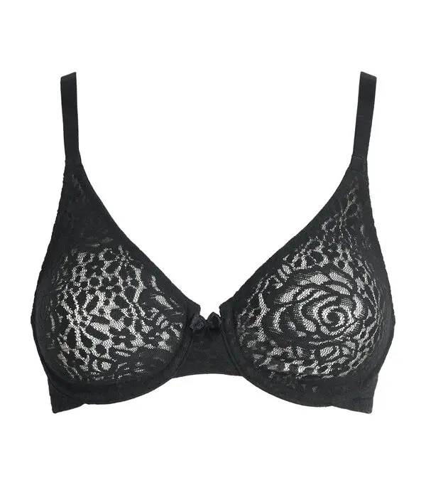 Wacoal Lace Halo Underwire Bra - Black