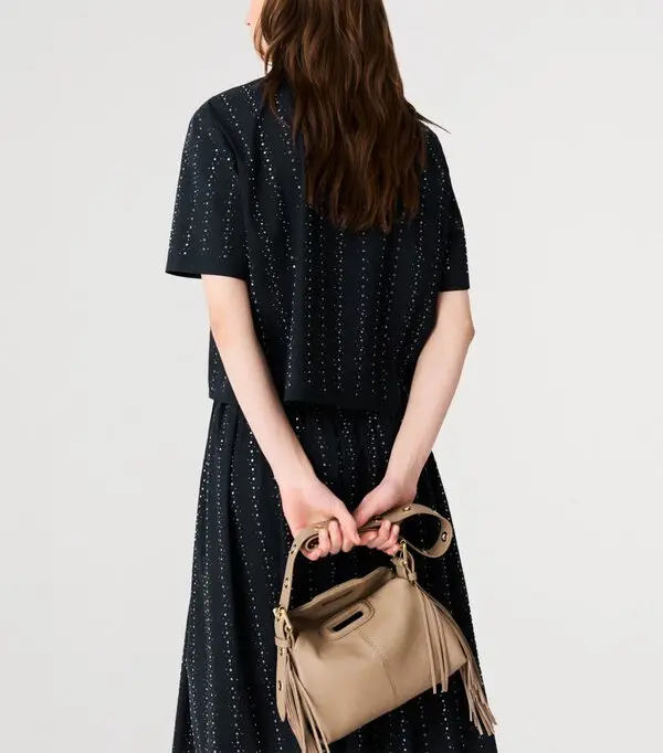 Maje Rhinestone-embellished Shirt