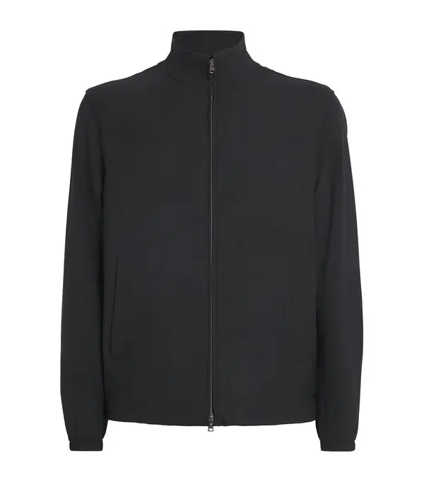 Herno Technical Softshell Bomber Jacket