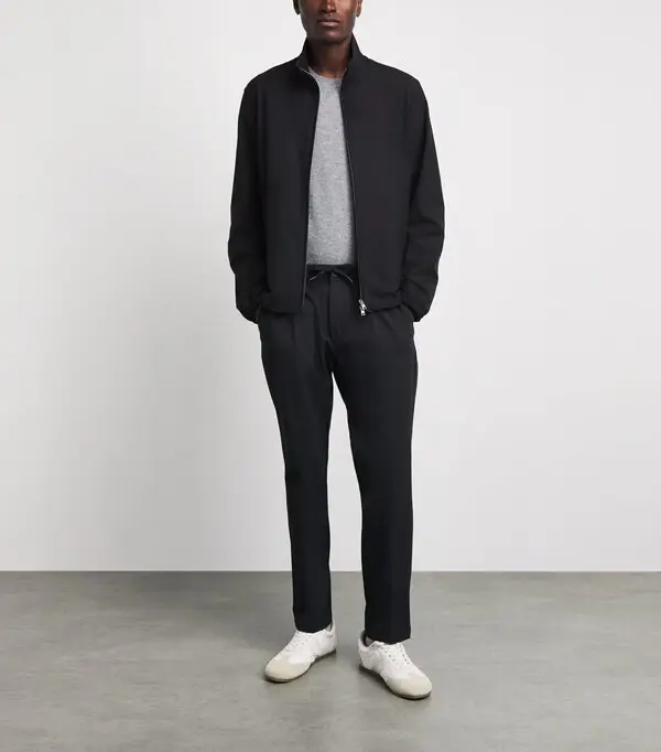 Herno Technical Softshell Bomber Jacket