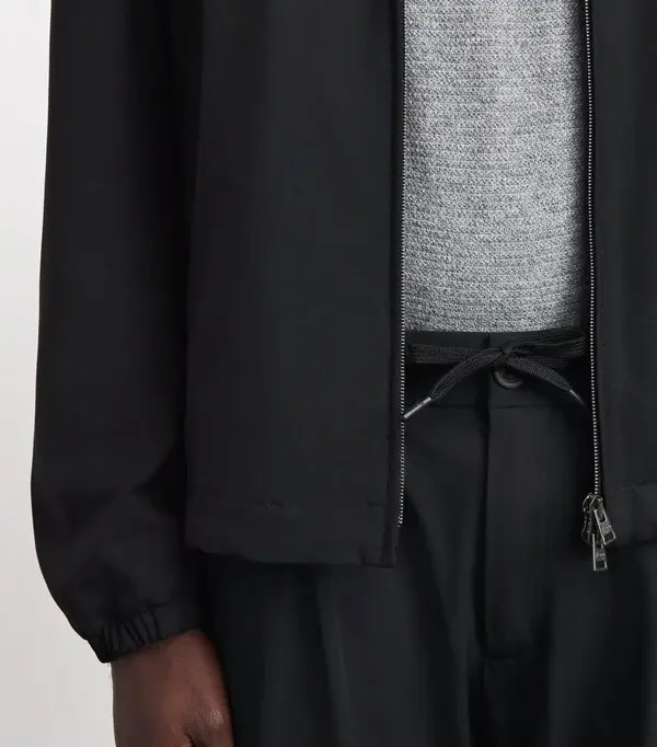 Herno Technical Softshell Bomber Jacket