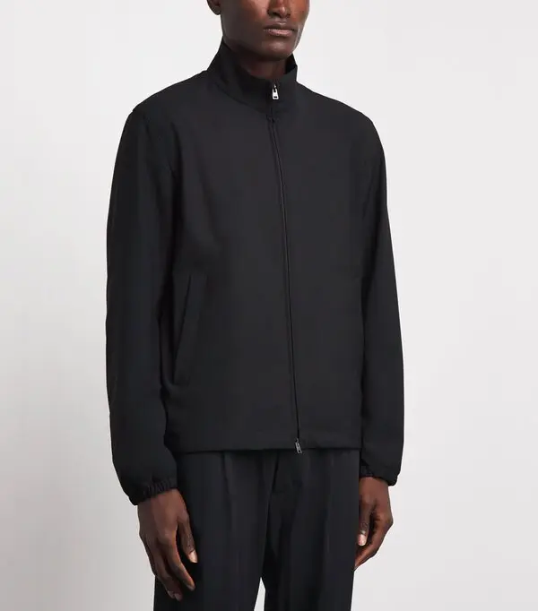 Herno Technical Softshell Bomber Jacket