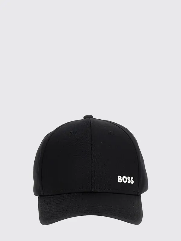 BOSS Cotton Baseball Cap With Rigid Visor And Printed Logo