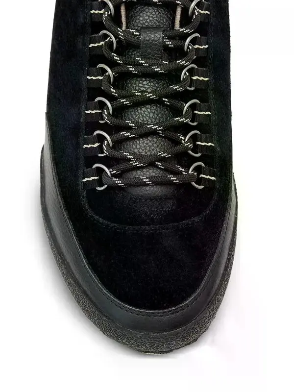 ALLSAINTS Harri Suede Panelled Sneakers