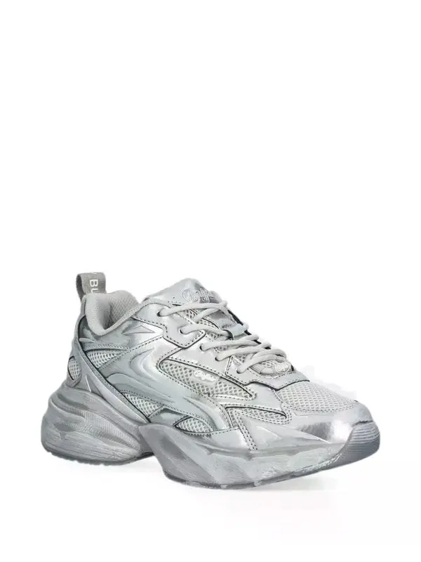 BUFFALO Gianna One Metallic-effect Panelled Sneakers
