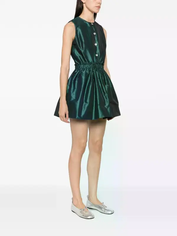 Maje Embellished-button Sleeveless Playsuit
