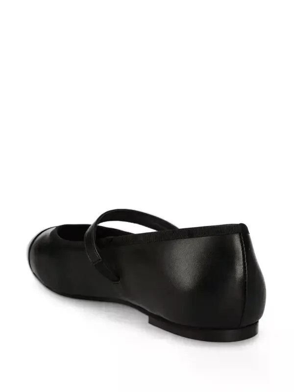 JONAK PARIS Patent-toe Cap Touch-strap Ballet Flats