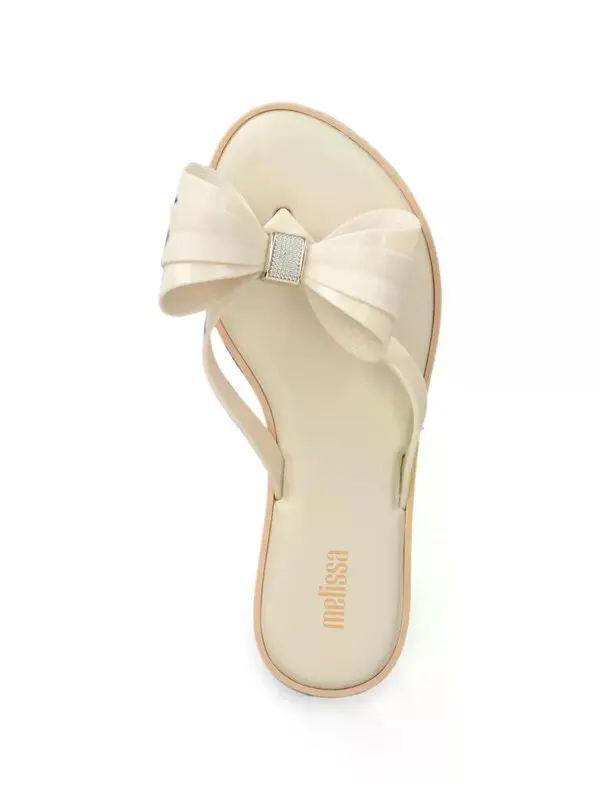 Melissa Bow-detail Flip-flops